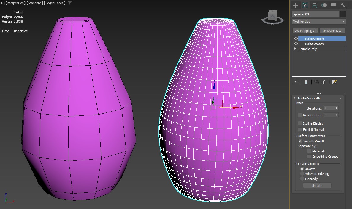 Solved: can not smooth mesh with turbosmooth. - Autodesk Community
