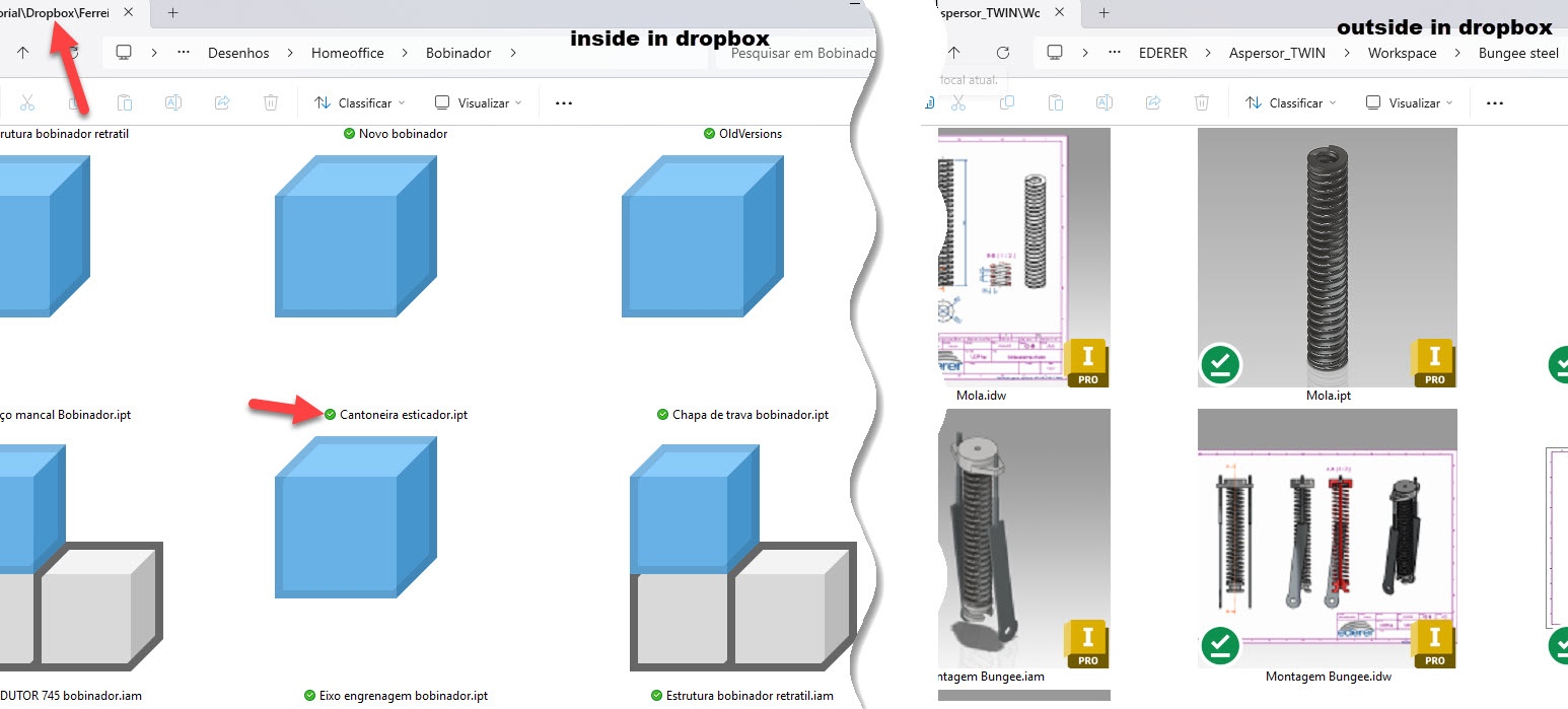 Solved: Problems with icon thumbnails in dropbox - Autodesk Community