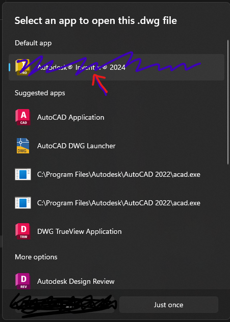 Solved: Can't change Windows default for DWG - Autodesk Community