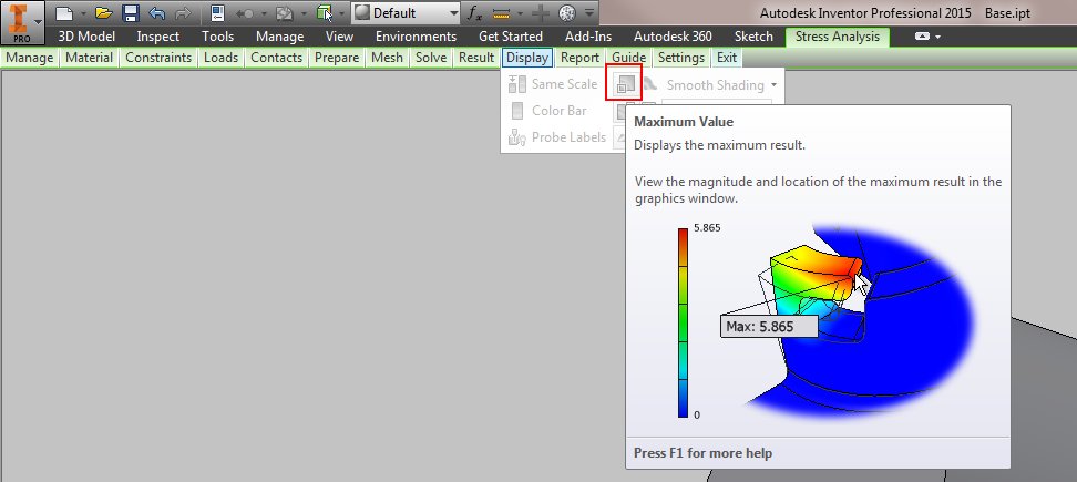 Solved: Maximum Stress location in Inventor Simulation - Autodesk Community