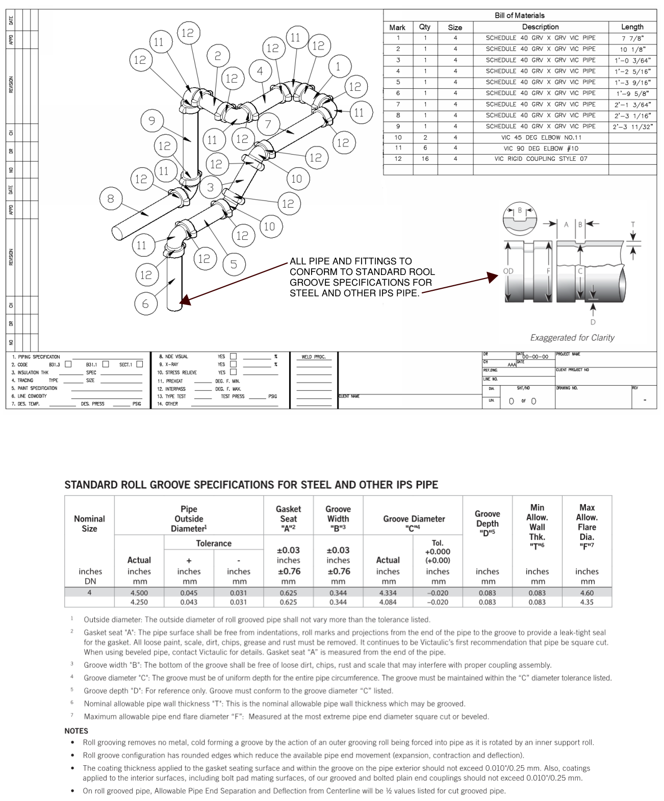 How can I automate drawing a roll groove at the end of a pipe? [AutoCAD ...