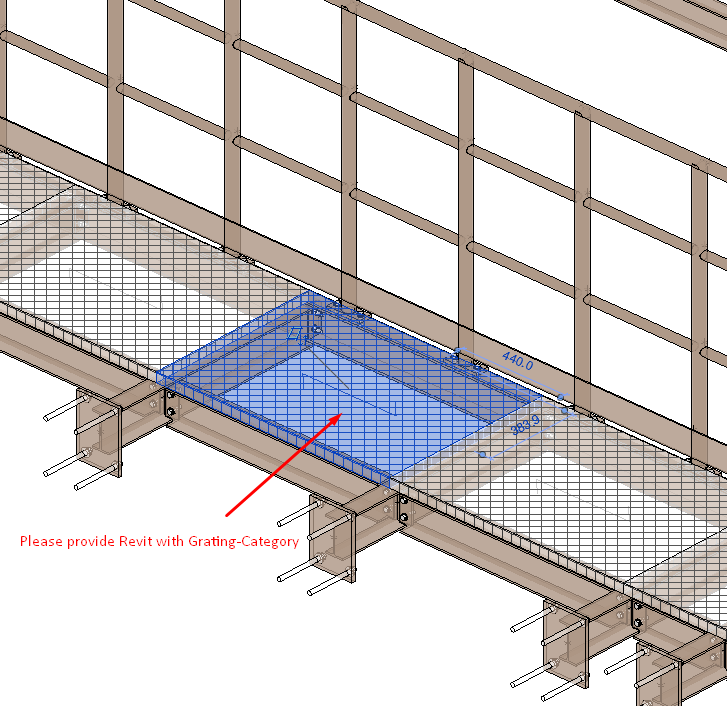 Please, provide Revit with Grating Category (to export to Advance Steel ...