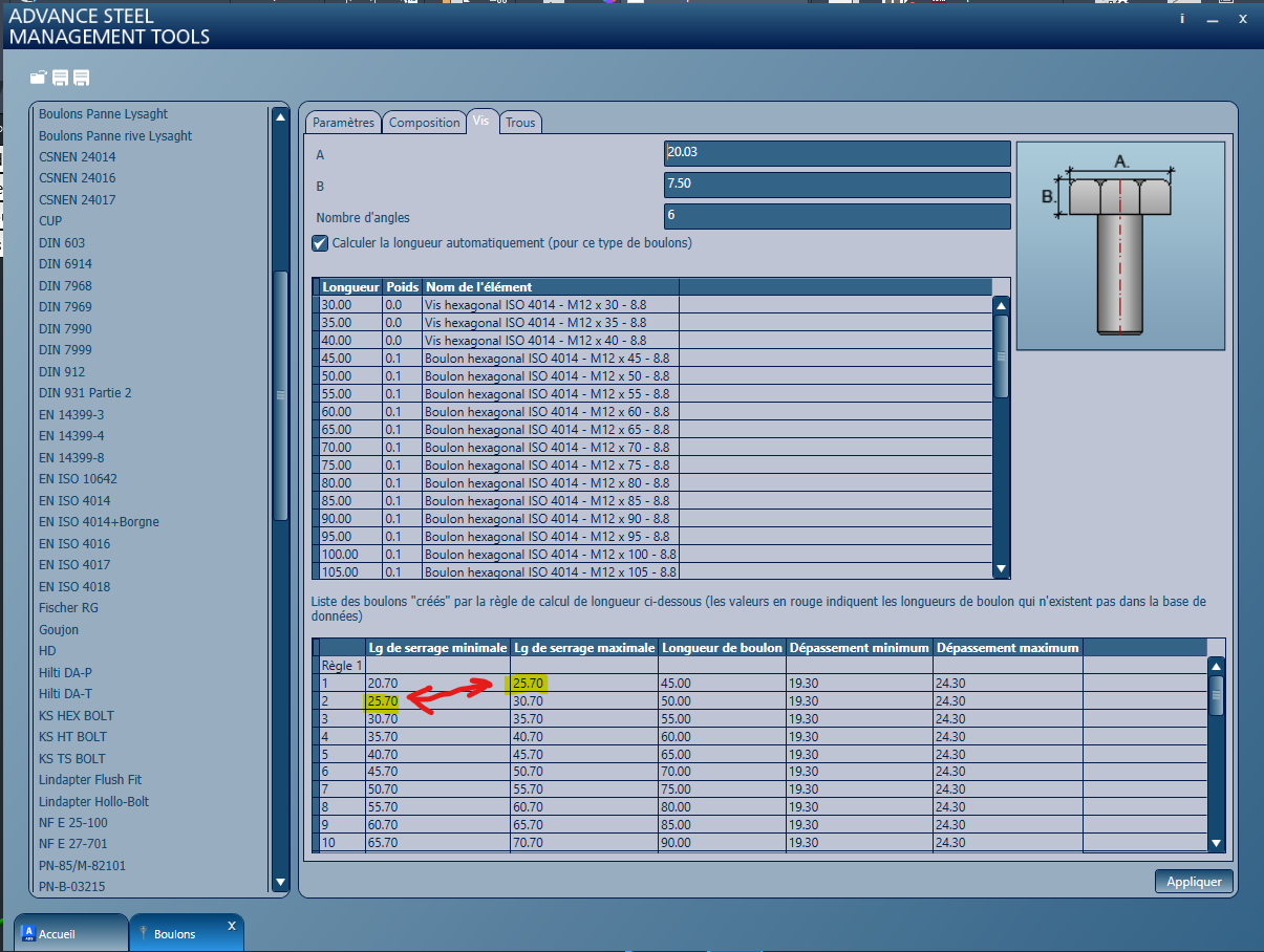 Bolt Grip Length different same connection - Autodesk Community