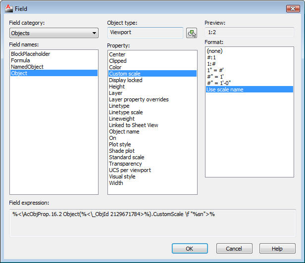 View scale in Titleblock, AutoCad 2012 - Autodesk Community