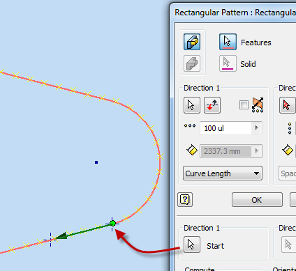 Solved: Pattern - align at two points - Autodesk Community