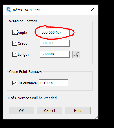 Solved: delete vertices in polylines with ultra low angles - Autodesk Community