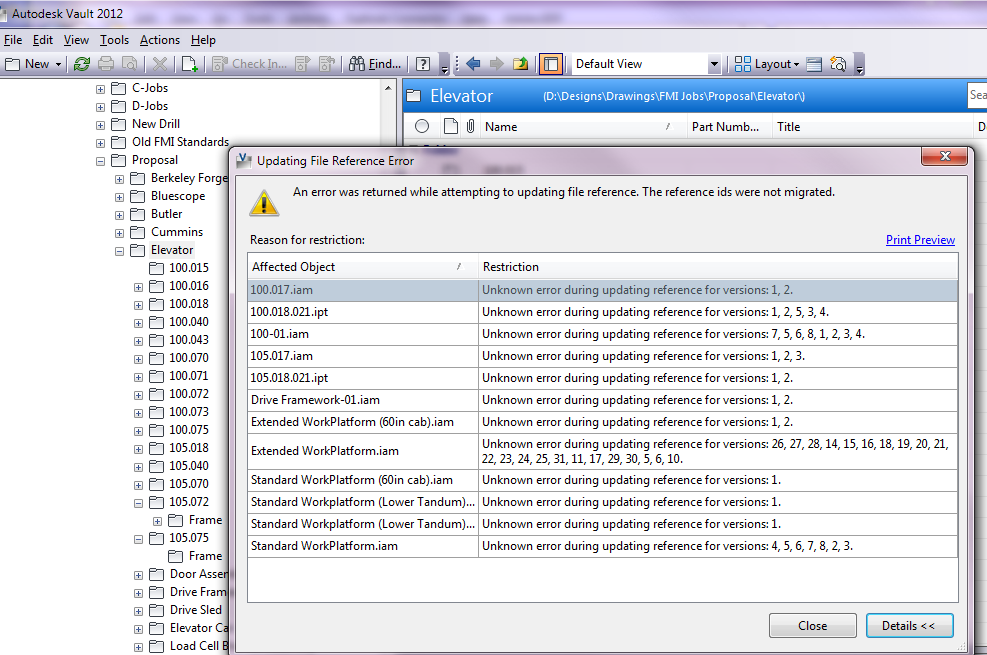 Solved: Cannot be renamed due to vaulting restrictions?????? - Autodesk ...