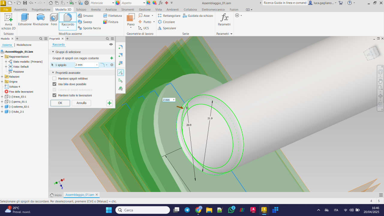 Solved: Internal/external fillet problem - Autodesk Community