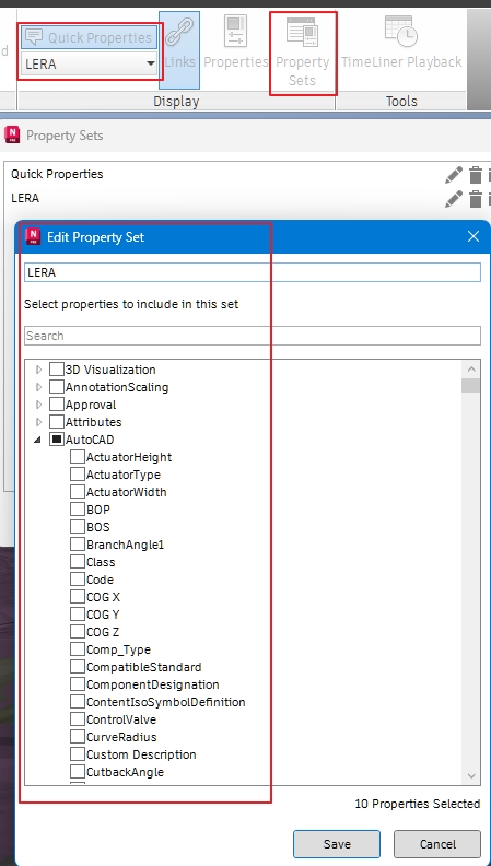 Solved: Naviswork Freedom 2026 : Missing Quick Properties Definitions - Autodesk Community