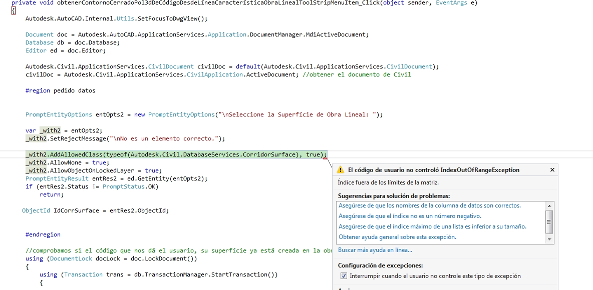 Solved: get ObjectId from CorridorSurface? - Autodesk Community
