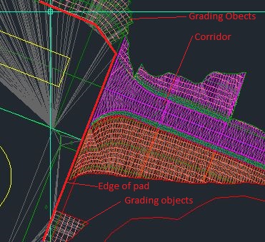 Solved: Connect Corridor Surface to Graded Pad?? - Autodesk Community