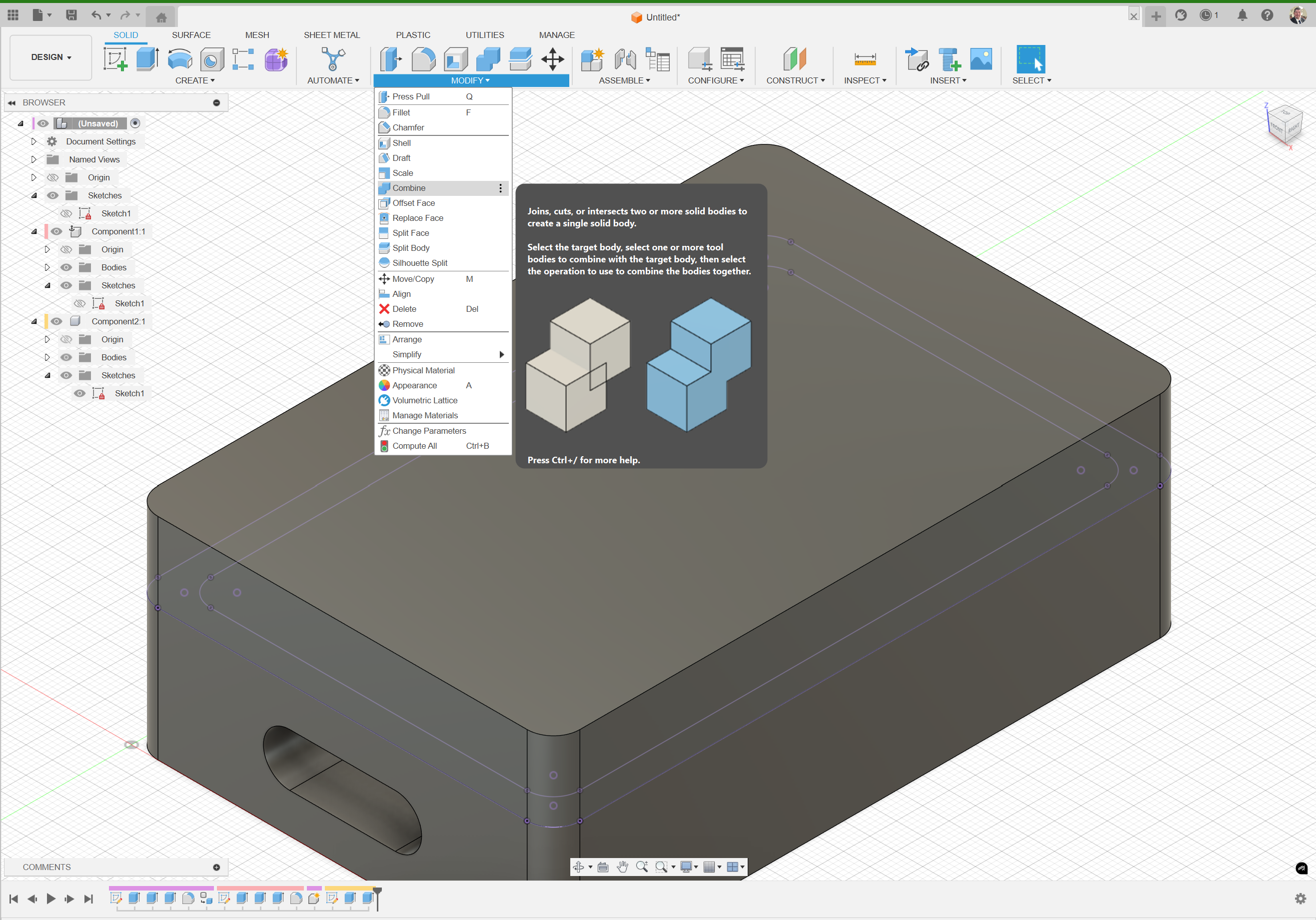 Creating a lid for a case - Autodesk Community