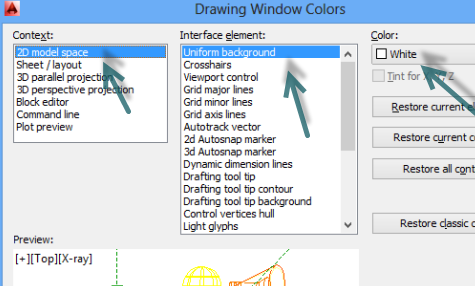 How to Change Background Color in AutoCAD 2015 - Autodesk Community