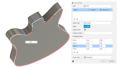 Having difficulty with variable fillet - Autodesk Community
