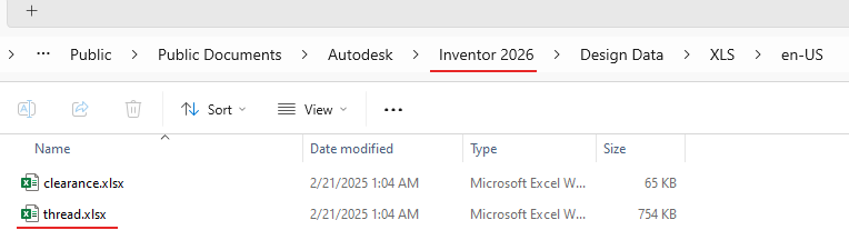 Thread, file xls - Autodesk Community