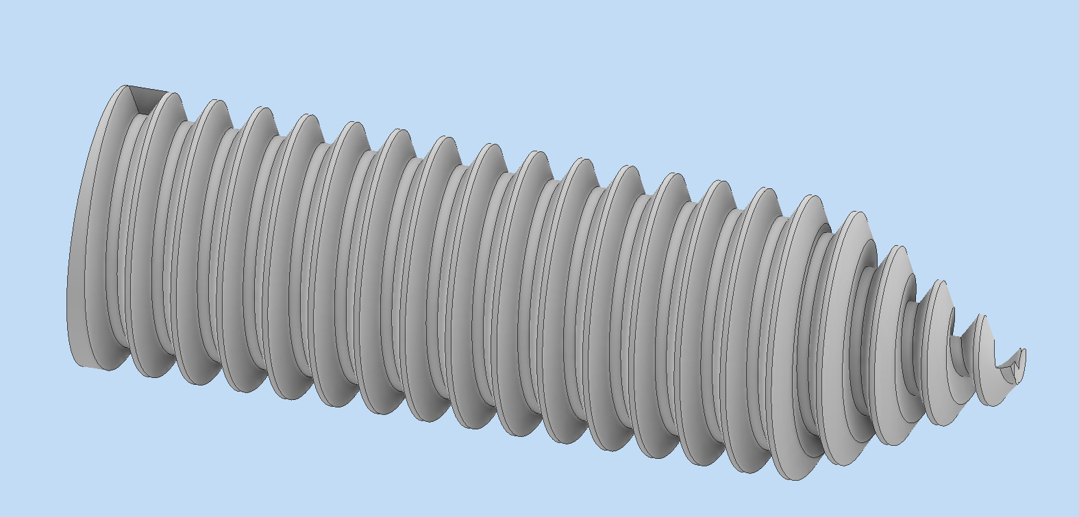 How to simplify this parametric ISO M6 screw ? - Autodesk Community