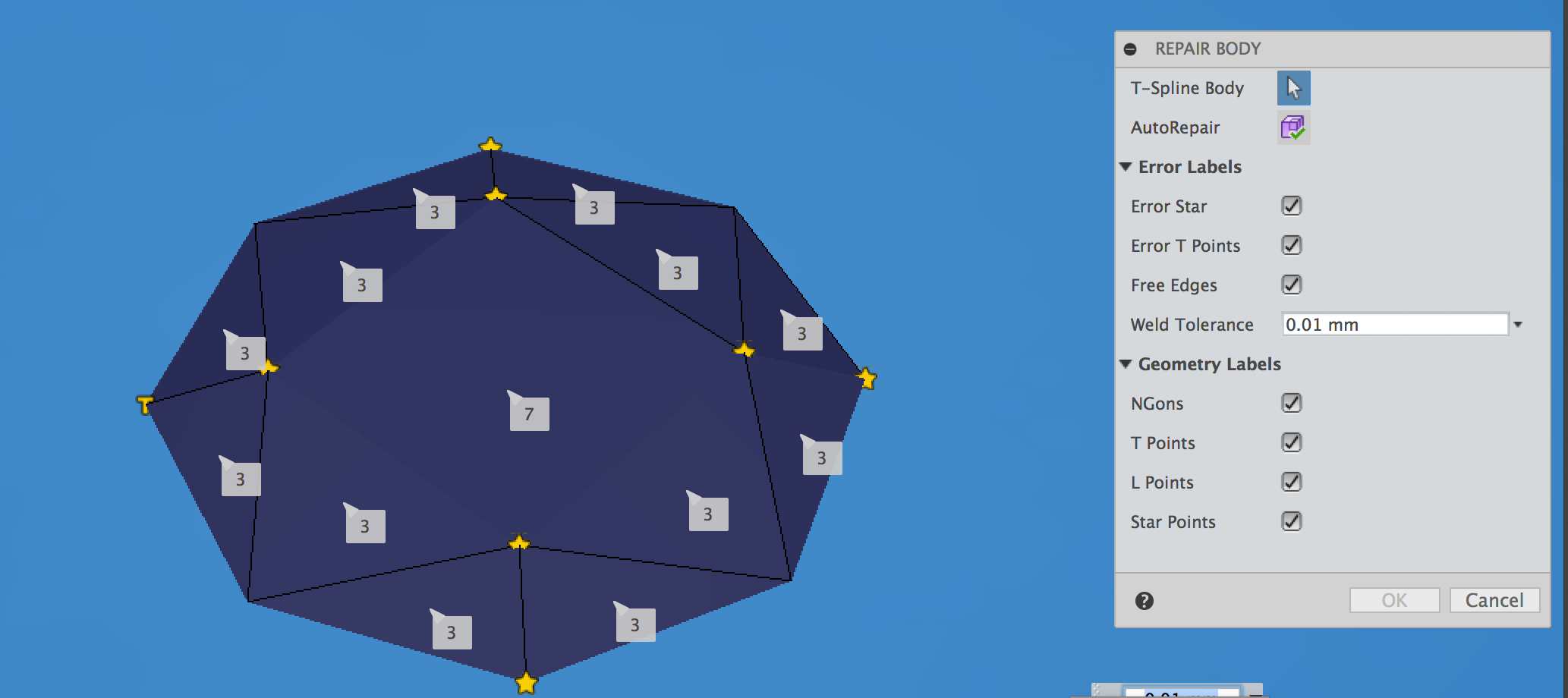 Solved: T-Spline topology error. How to fix? - Autodesk Community
