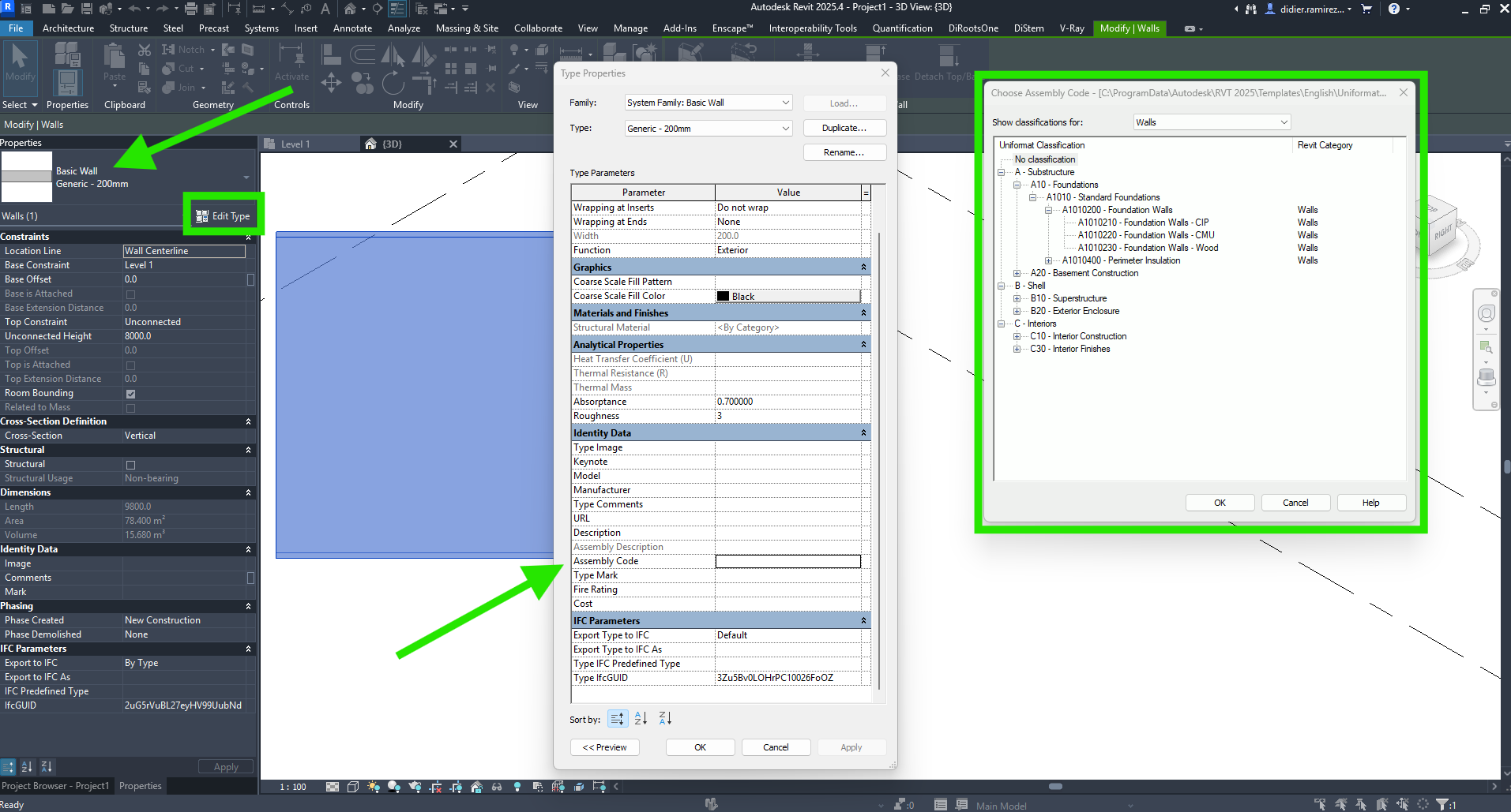 El ABC de los Sistemas de Clasificación en Revit: Uniformat, Omniclass ...