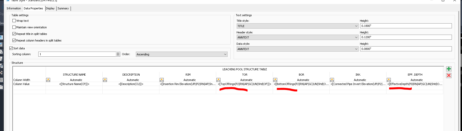 Solved: Structure Table Expressions - Autodesk Community