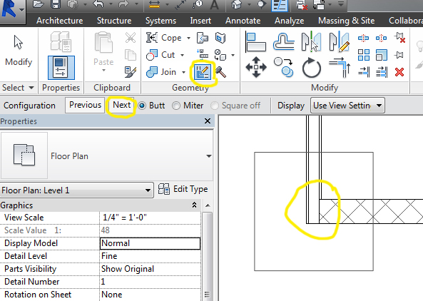 Solved: connect a partition wall with a solid blockwork wall - Autodesk Community
