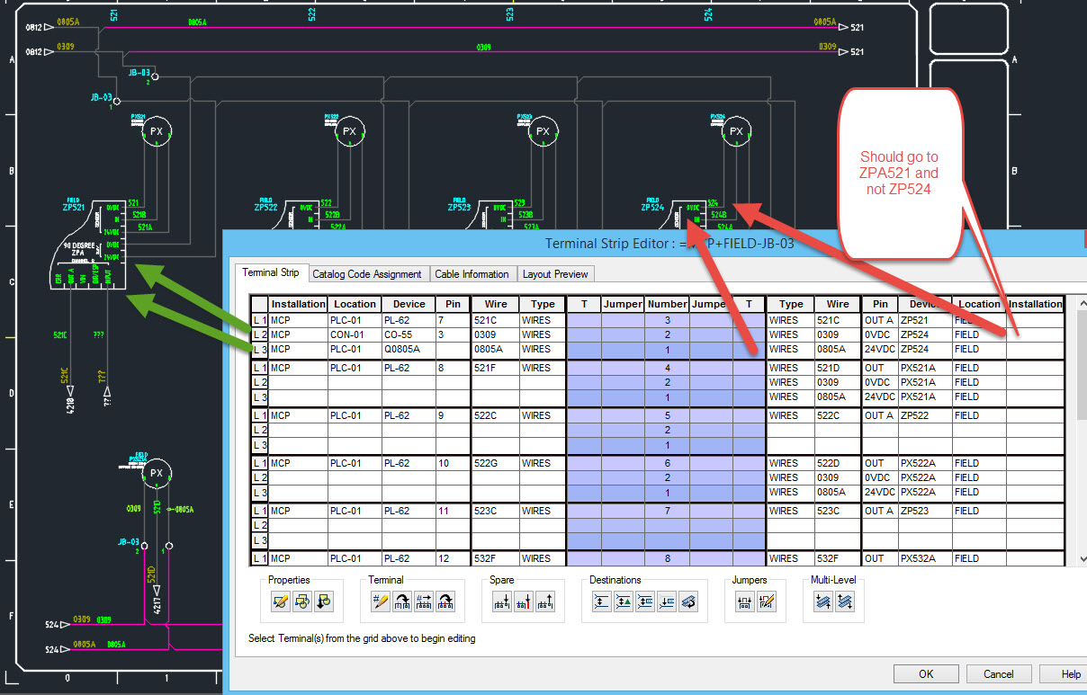 Solved: terminals and wiring numbers - Autodesk Community