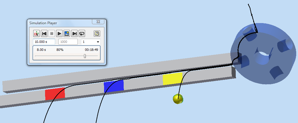 Dynamic Simulation 3D Contact and Spatial Joints - Challenge problem ...