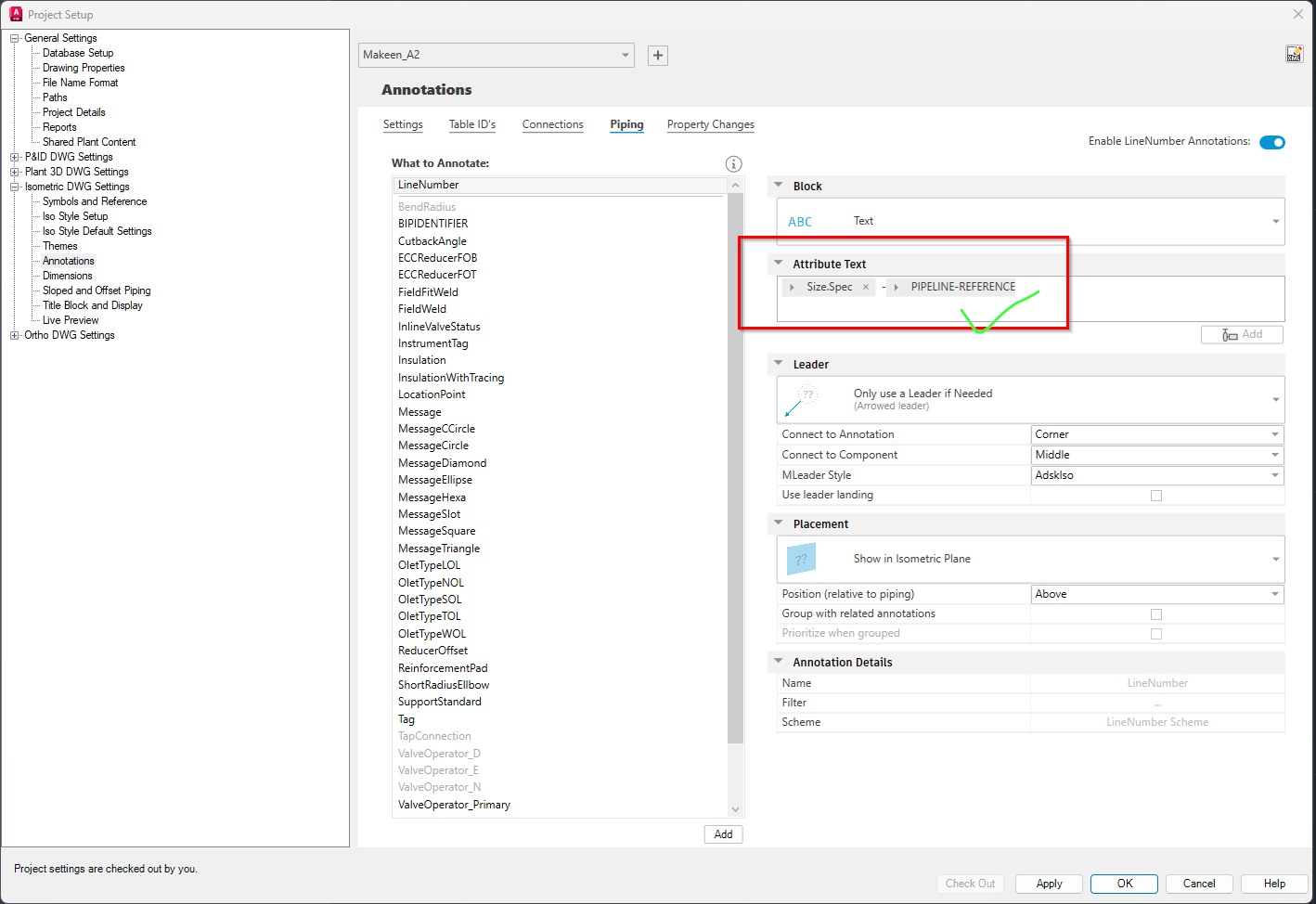 Solved: ISO Line Number Format Reverts Back After Apply - Autodesk Community