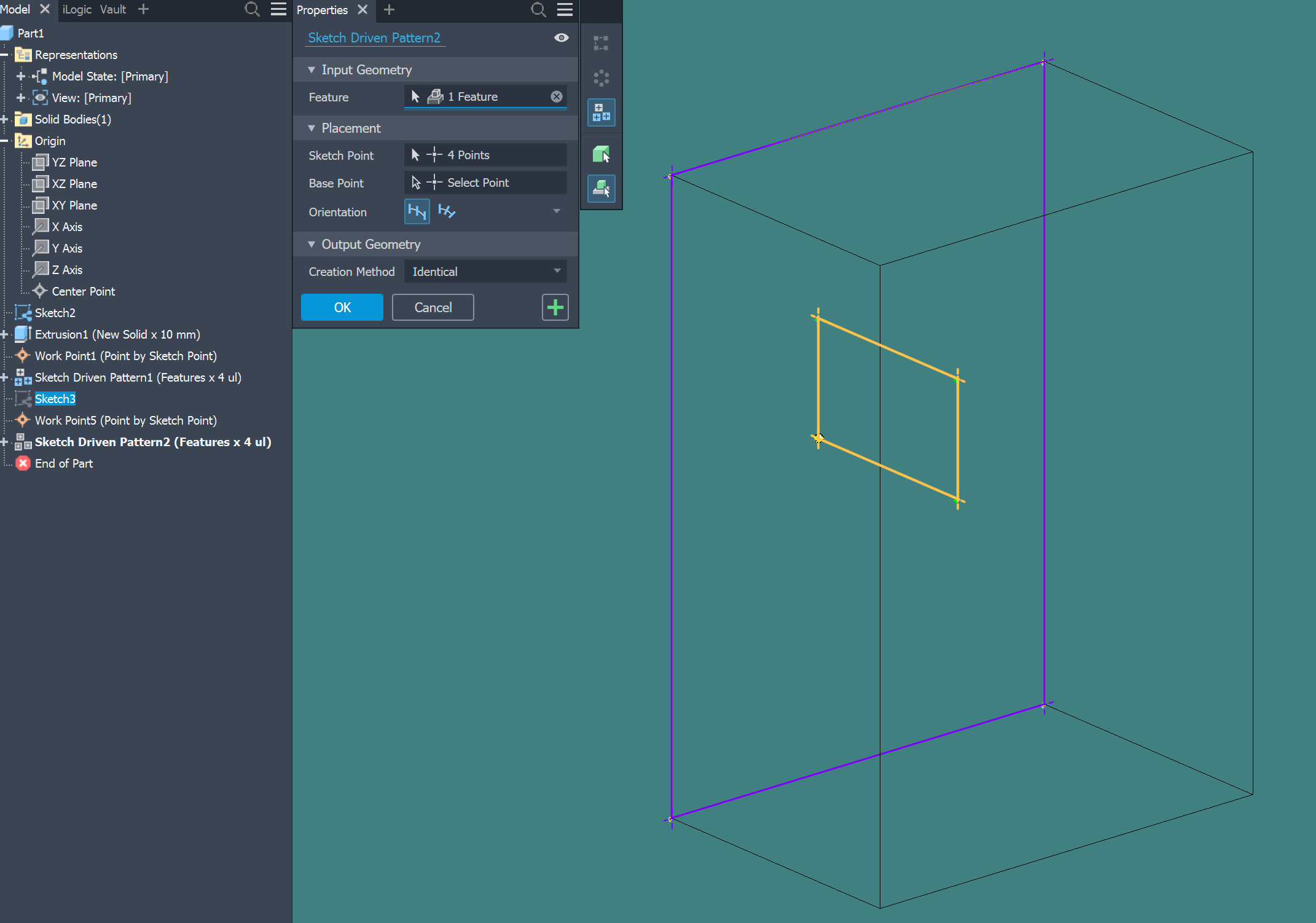 Solved: Autodesk Inventor 2026 sometimes requires a solid for output geometry when patterning ...