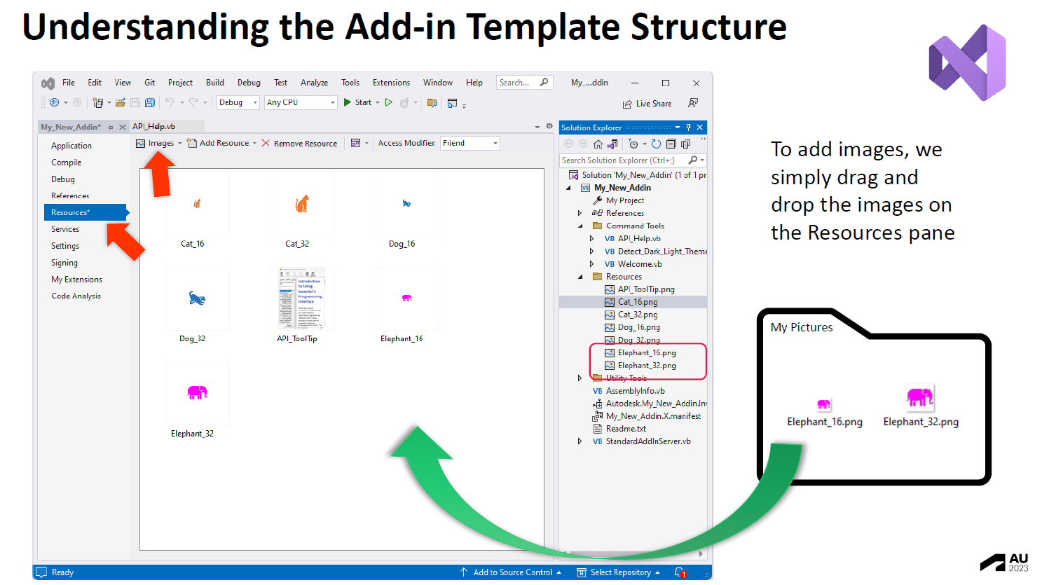 Solved: Used the Autodesk Inventor 2024 VB Addin" template and can't ...