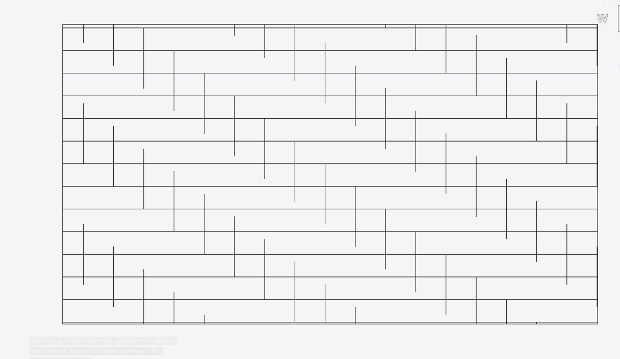 Solved: Custom Hatch Pattern for 15x40 Concrete Blocks — Can't Get It ...