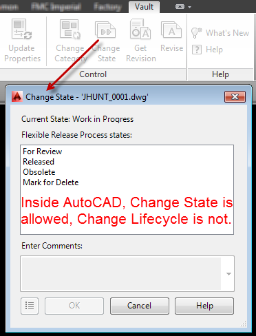 Change Lifecycle with-in Inventor/AutoCAD - Autodesk Community