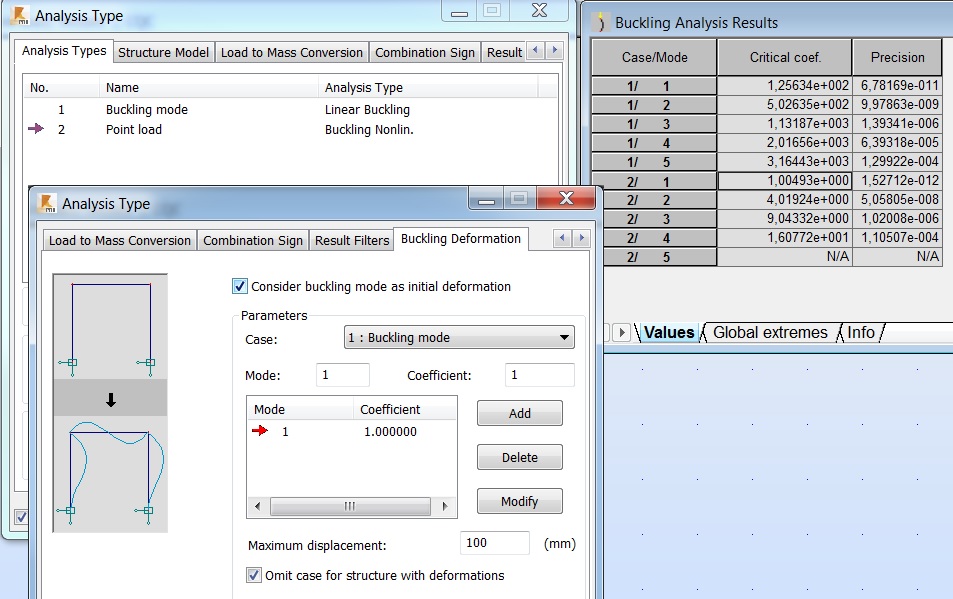 Non-linear analysis - Load displacement curve - Autodesk Community