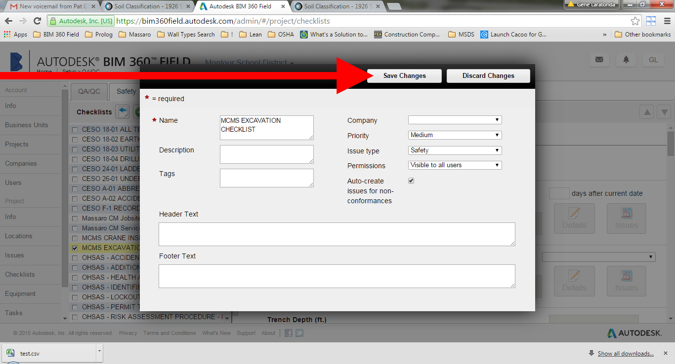 Solved: Checklist created from Sample File loses ability to auto-create issues - Autodesk Community