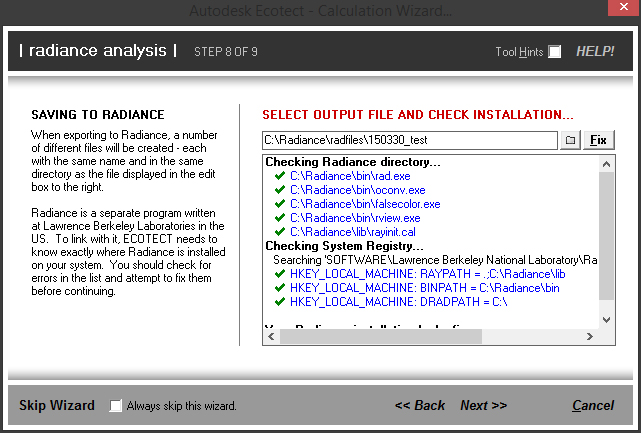 Solved: From Ecotect to Radiance - Autodesk Community