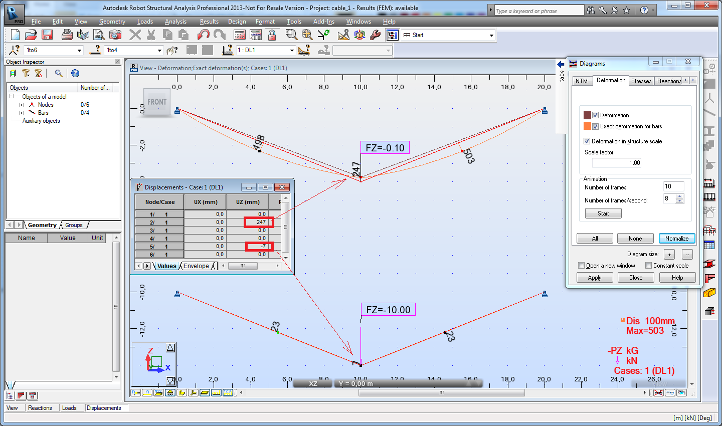 Solved: Cables - strange deformations - Autodesk Community