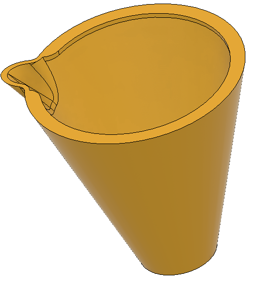 Solved: Assistance on making a inward lip/spout for a planter ...