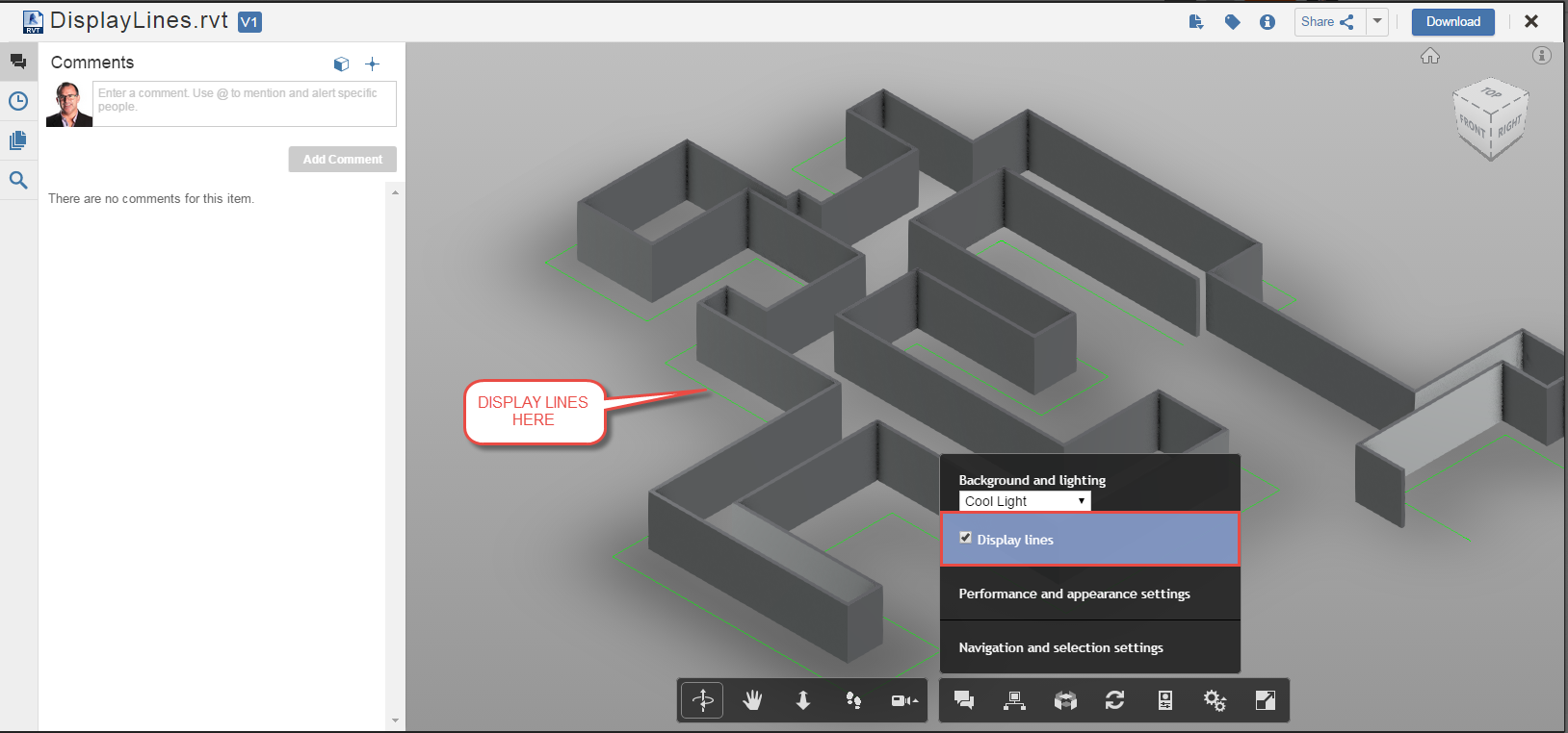Solved: 'Display Lines' ? - Autodesk Community