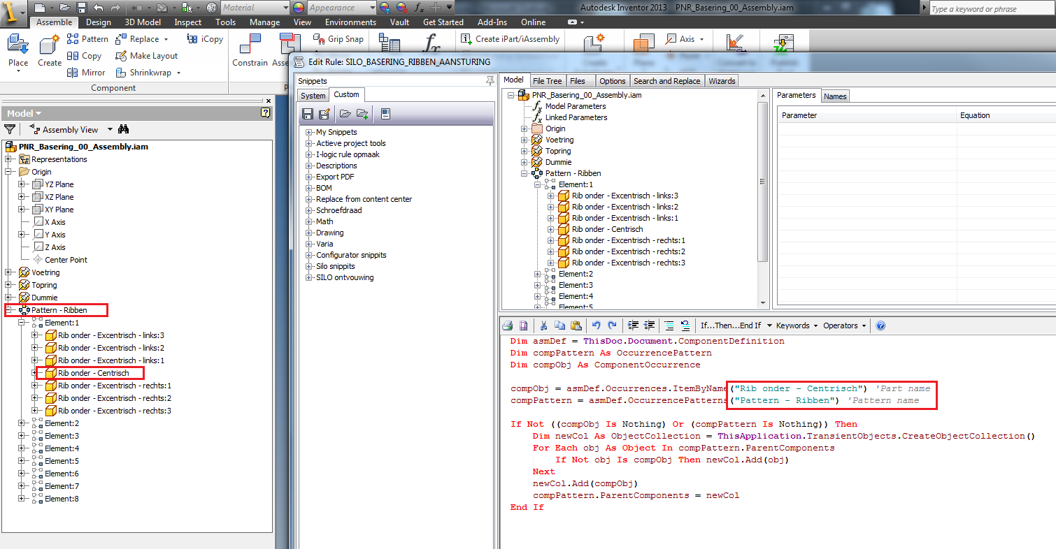 Solved: Using patterns and iLogix - Autodesk Community
