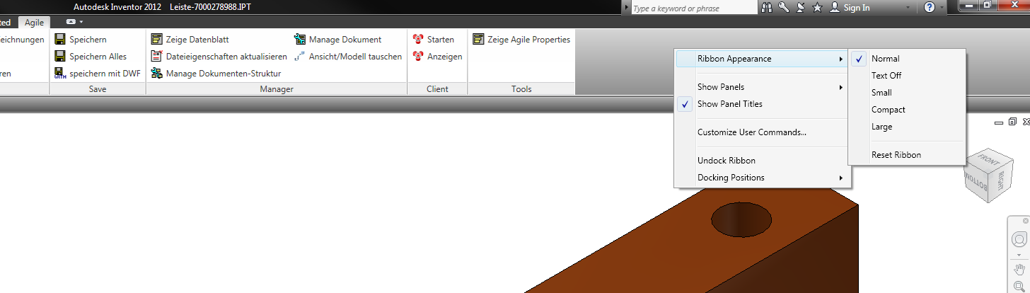 Inventor Ribbon Is Missing Autodesk Community 