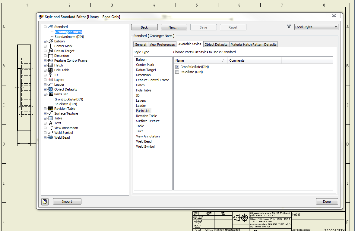Custom .idw template - make a default part list - Autodesk Community