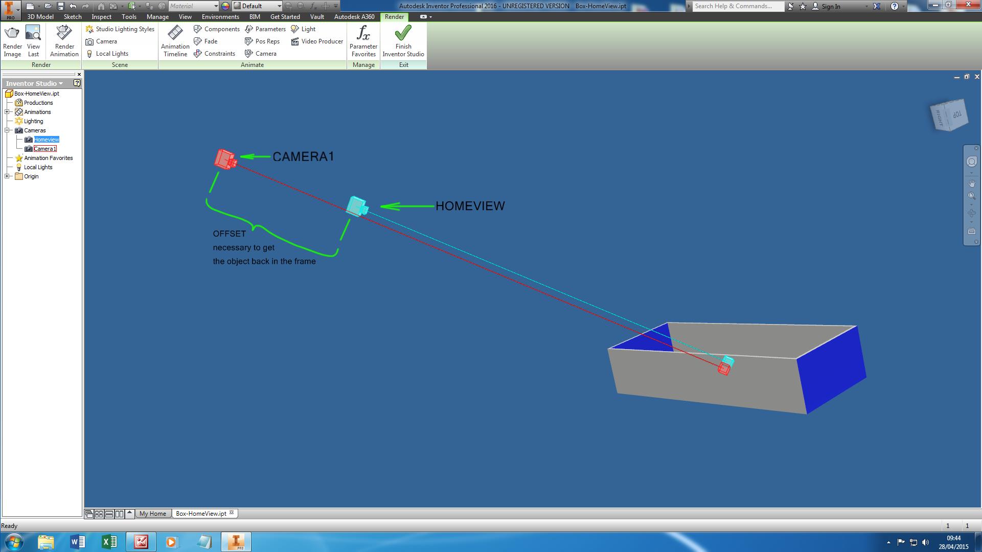 Inventor 2016 Studio - Camera work - Autodesk Community