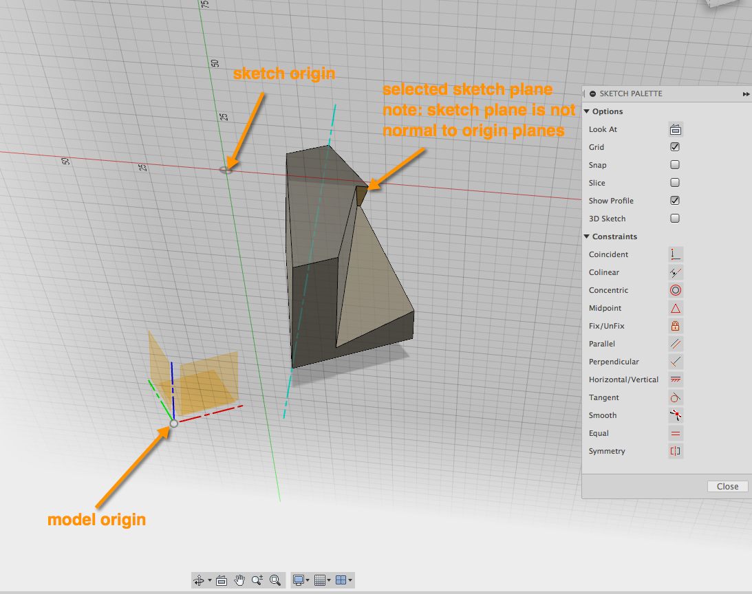 So how the heck can you use Origins (datum planes) in F360 ...