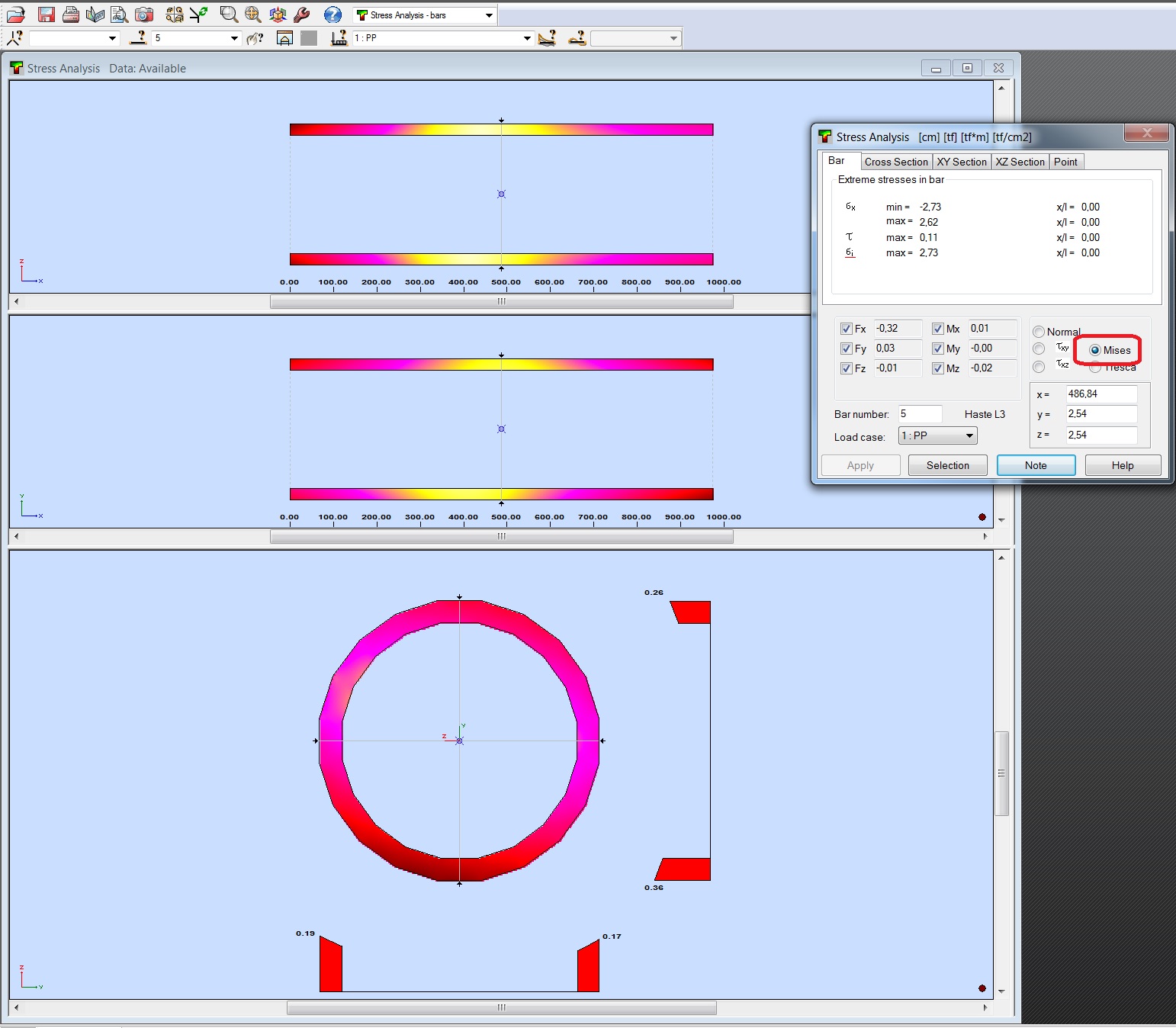 Solved: contour plot of von - mises stress - Autodesk Community