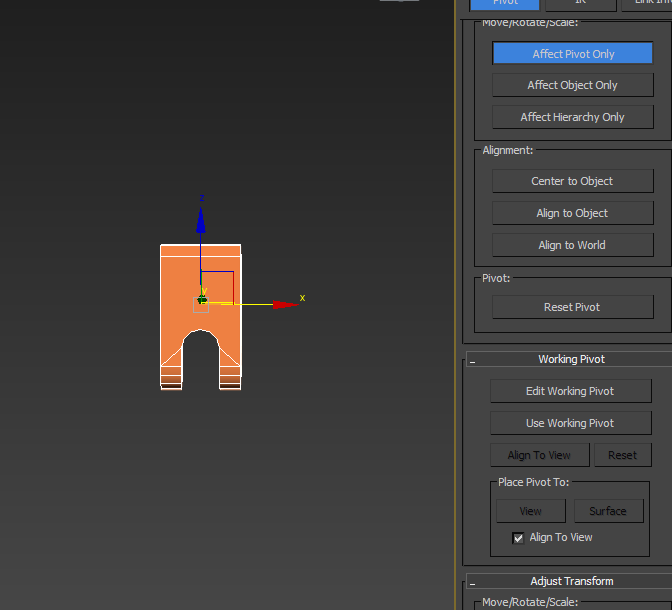pivot axis gizmo appear as transform gizmo - Autodesk Community