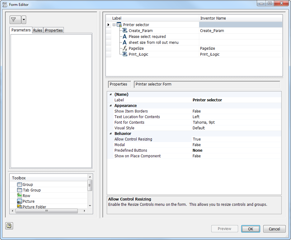 Multiple printers and saving default sizes in Inventor - Autodesk Community