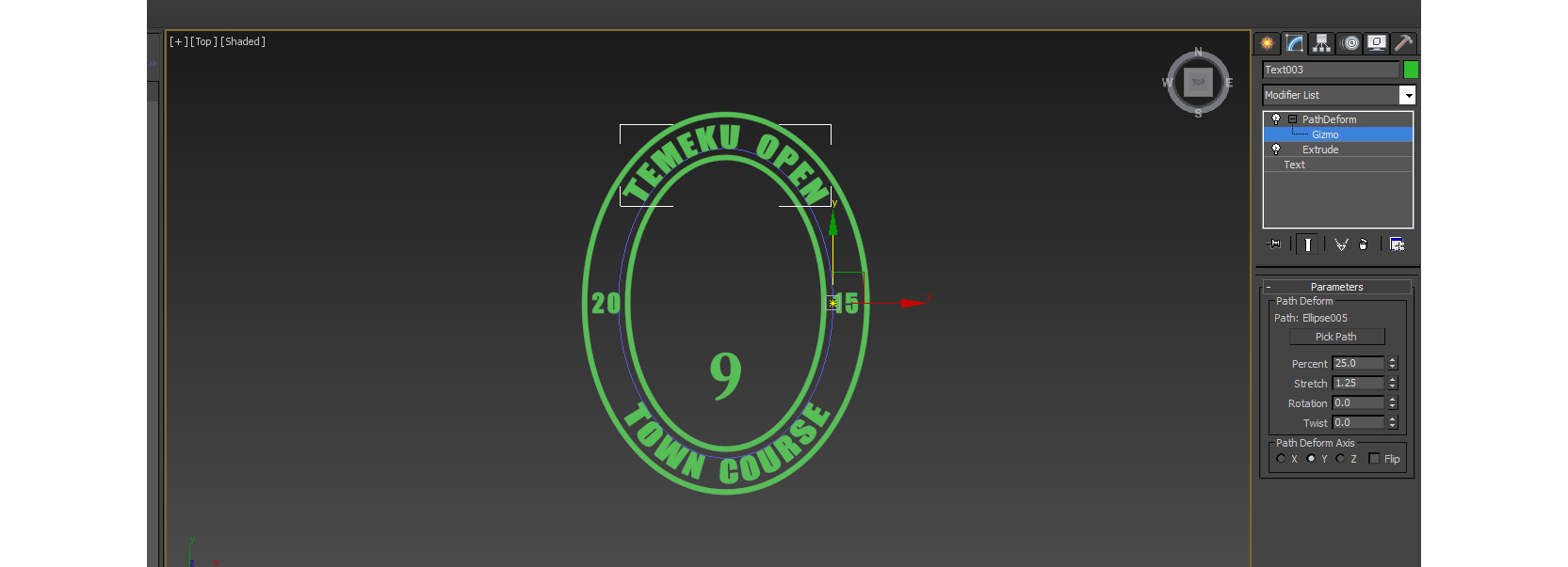 Solved: vertically centered text justification - path deform - Autodesk Community