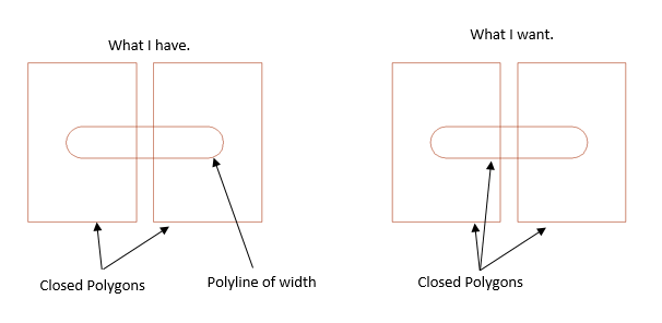 Solved: Convert a polyline that has width to a polygon - Autodesk Community