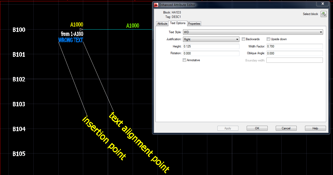 vla-put-textstring changes alignment/insertion point of attritte text... help! - Autodesk Community