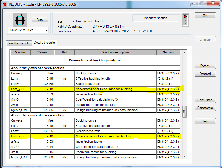 Solved: Steel member verification in EC3 fire situation - nondimensional slenderness - Autodesk ...