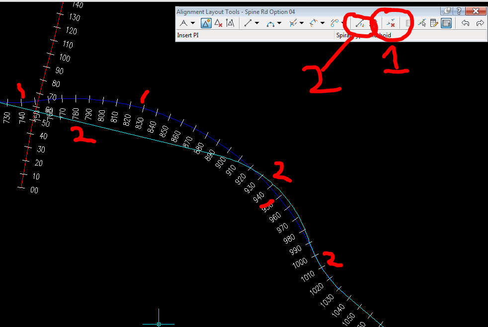 Solved: Amending existing alignment from a curve to a line - Autodesk Community